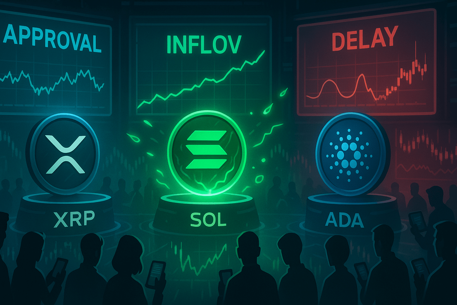 XRP vs. SOL vs. ADA: How ETF Market Sentiment Could Impact Prices - Bitzo